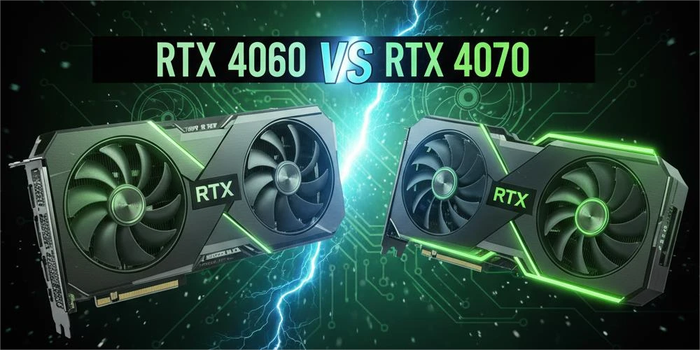 RTX 4060 vs 4070: batalla del rendimiento en la gama media